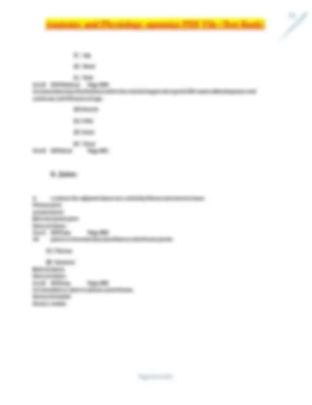 Anatomy and Physiology OpenStax Test Bank: Questions and Solutions ...