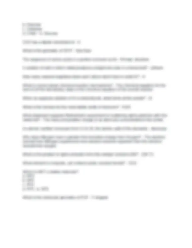 General Chemistry ACS Final Exam: Multiple Choice Questions and Answers ...