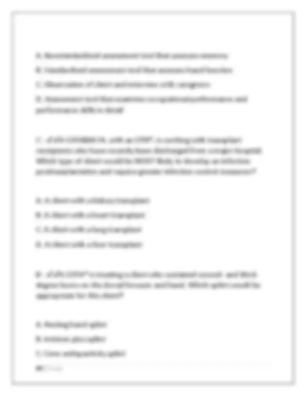 NBCOT Practice Exam: Latest Questions and Answers for Occupational ...