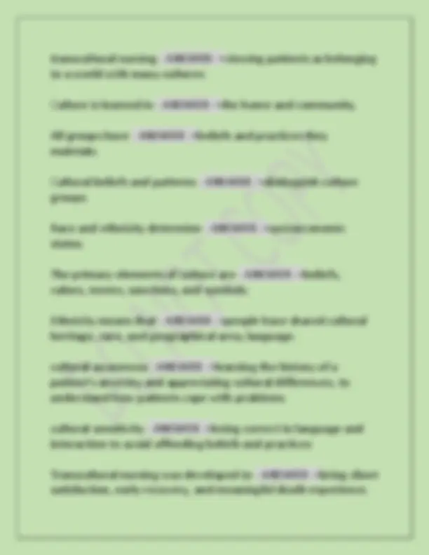 SUMMARY HOSA HUMAN GROWTH AND DEVELOPMENT LATEST VERSION UPDATED AND ...