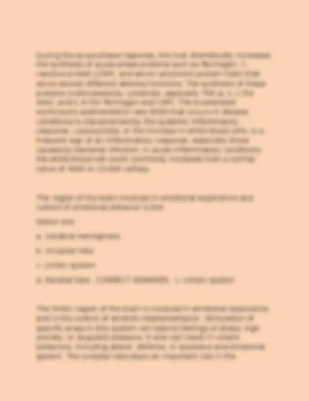 Pathophysiology Pre-Test Exam: Multiple Choice Questions and Answers ...