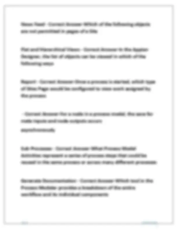 Appian Level 1 Exam Questions and Answers 2025 | Exams Nursing | Docsity