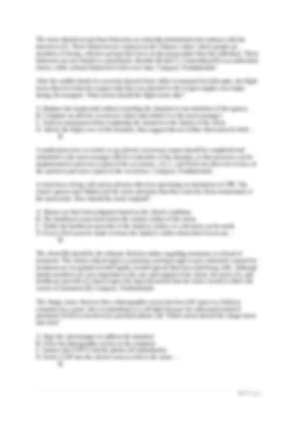 Nursing Practice Exam: Multiple Choice Questions | Exams Nursing | Docsity