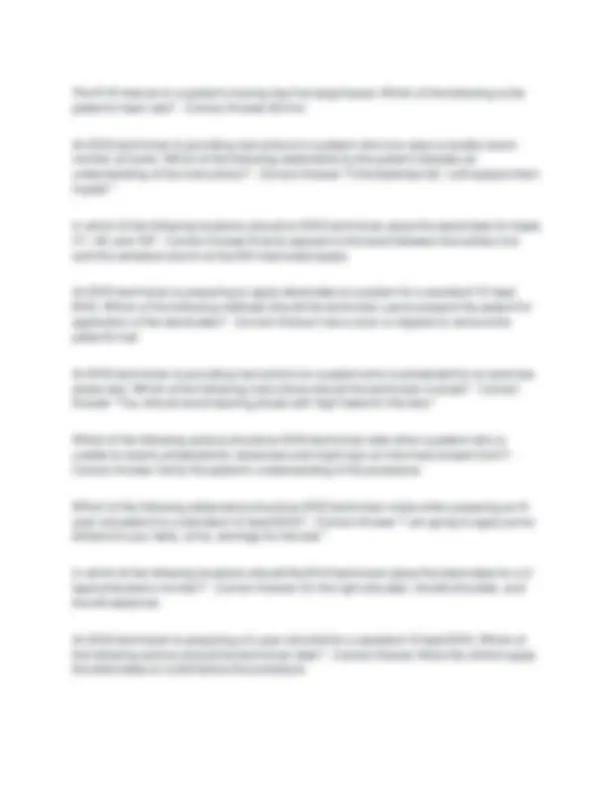 EKG Technician Practice Examination: Multiple Choice Questions and ...