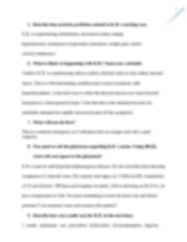 Case Study 79 - Hyperthyroidism and Grave's Disease: Best Questions and ...