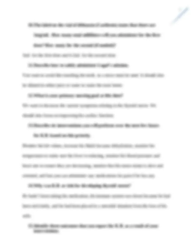 Case Study 79 - Hyperthyroidism and Grave's Disease: Best Questions and Answers | Exams Nursing ...