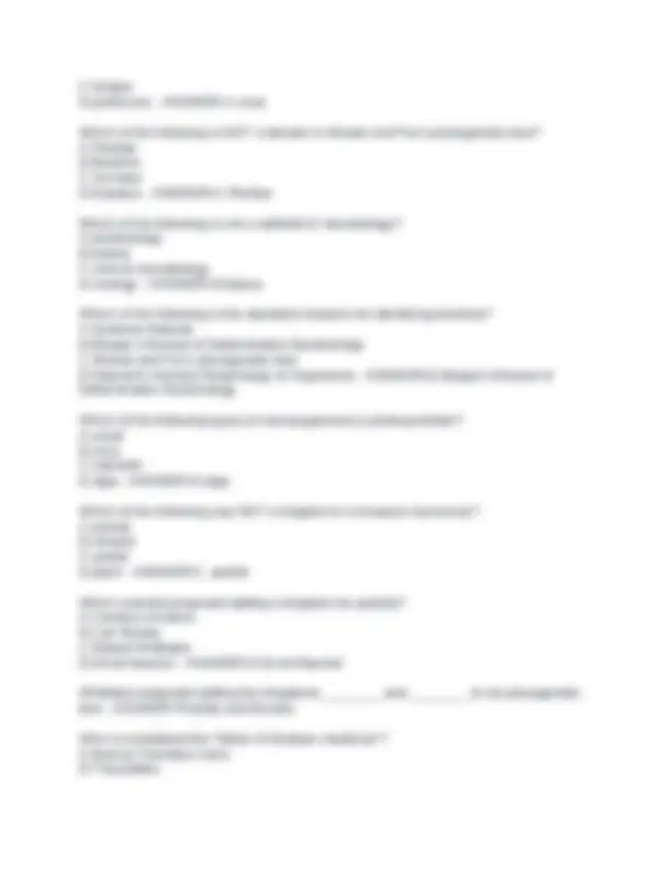 Microbiology Openstax Chapter 1 Questions and Answers | Exams Microbiology | Docsity