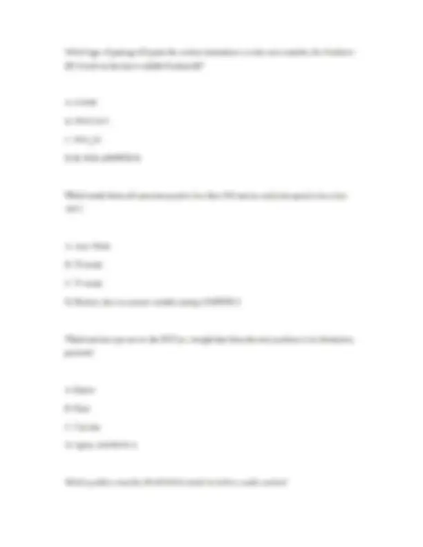 FANUC Exam with Questions and Answers | Exams Engineering | Docsity