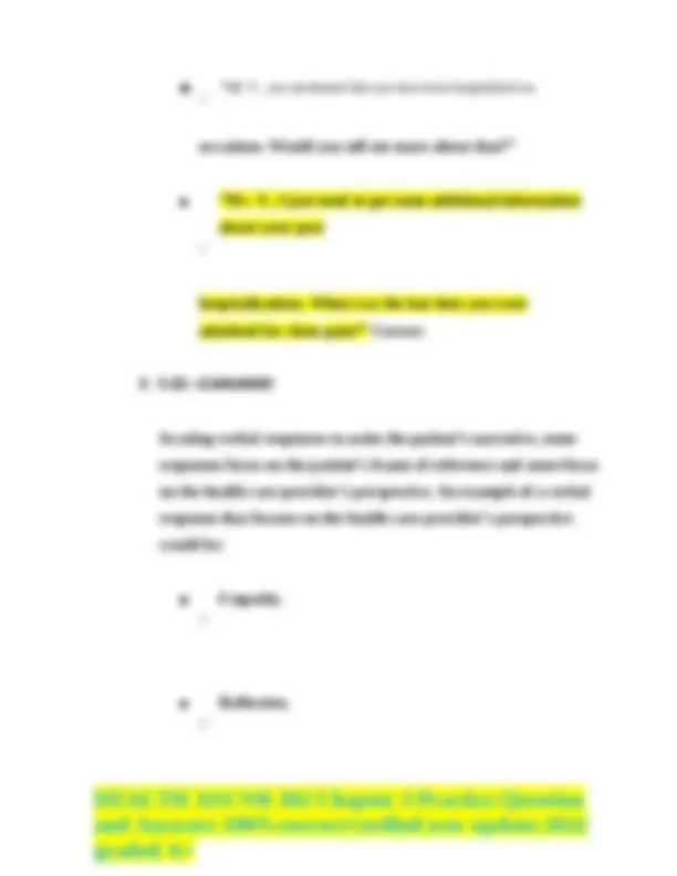 HEALTH ASS NR 302 Chapter 3 Practice Question and Answers 100%correct/verified new update ...