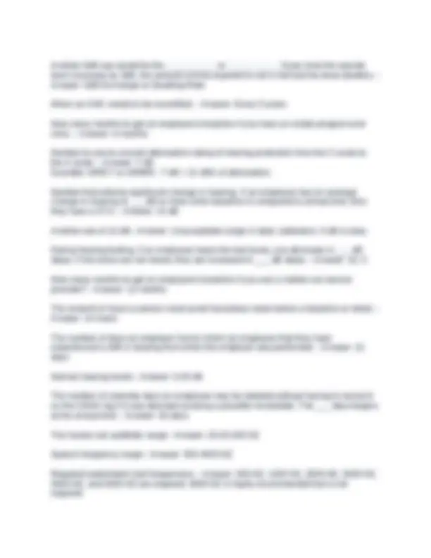 CAOHC Bold Items Exam Questions and Answers | Exams Advanced Education ...