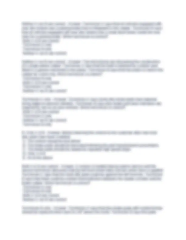 Brakes Test 3 Questions and Answers | Exams Advanced Education | Docsity