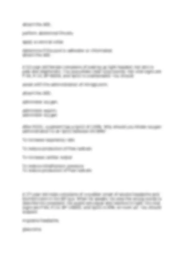 EMD TEST, FINAL EXAM, PRACTICE EXAM AND STUDYGUIDE study set-with 100% ...