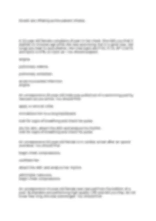 EMD TEST, FINAL EXAM, PRACTICE EXAM AND STUDYGUIDE study set-with 100% ...