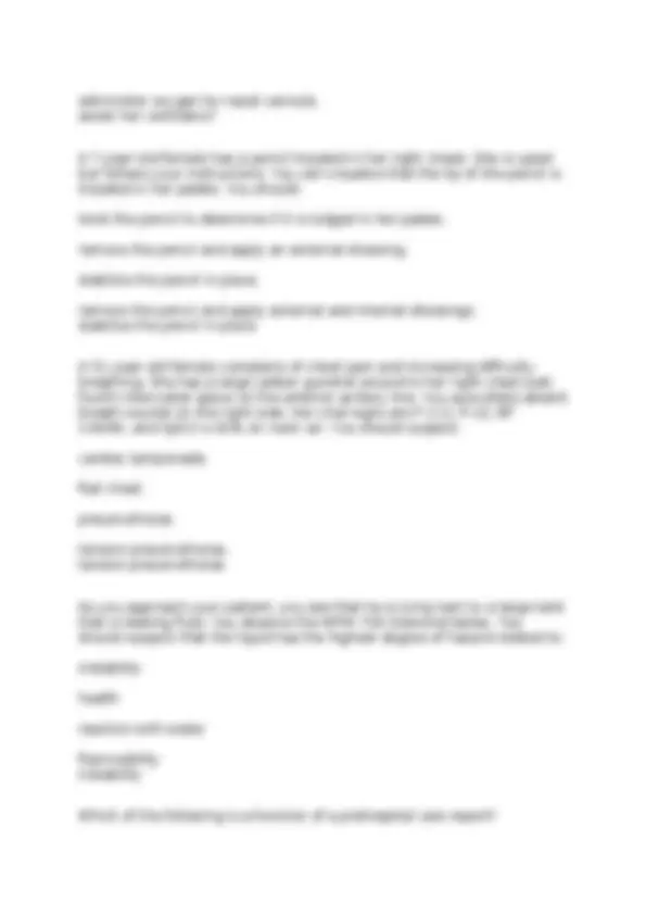 EMD TEST, FINAL EXAM, PRACTICE EXAM AND STUDYGUIDE study set-with 100% ...