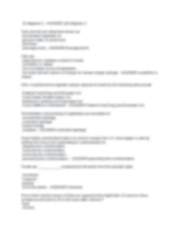 FOS3042 Final Exam Study Rated A+ 2025 | Exams Food Science and ...