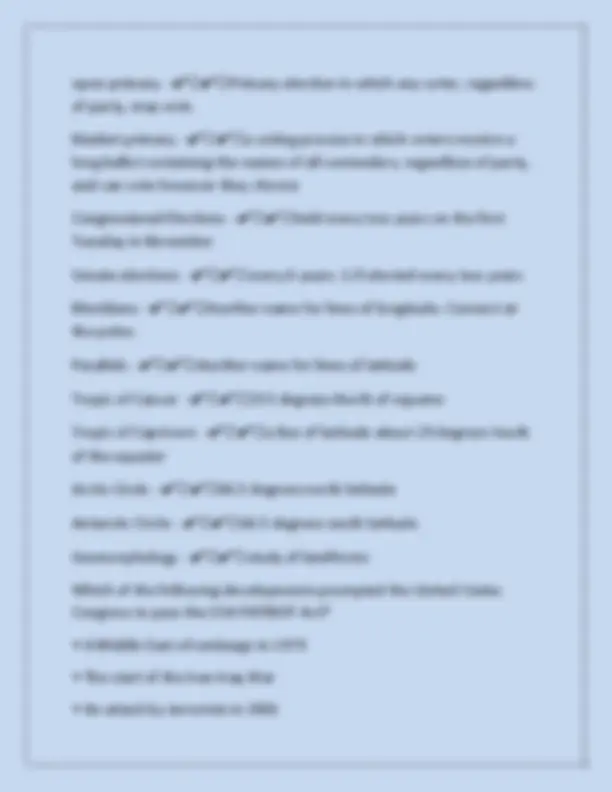 US History Practice Test Quiz: Key Events and Concepts | Exams History ...