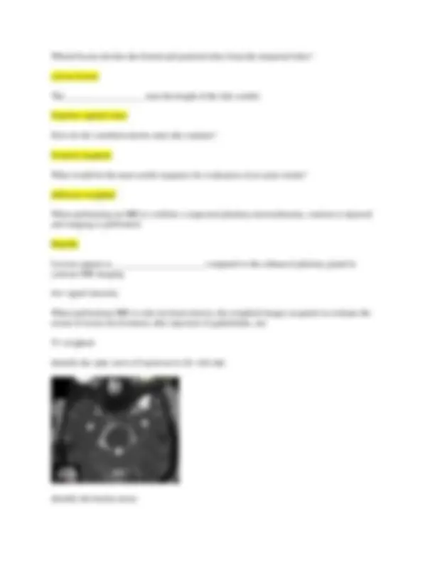 ARRT MRI Exam Study Guide: Questions and Answers (Latest Update ...