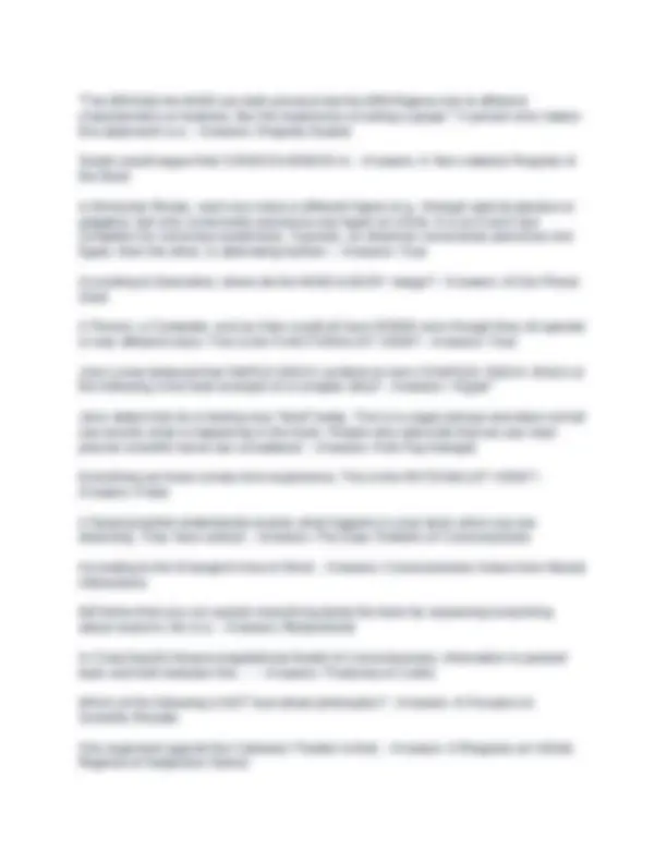 Cognitive Science Exam 1 Questions and Answers | Exams Advanced ...