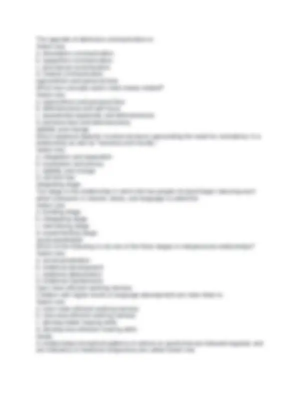Introduction to Communication: Exam Questions and Answers | Exams ...