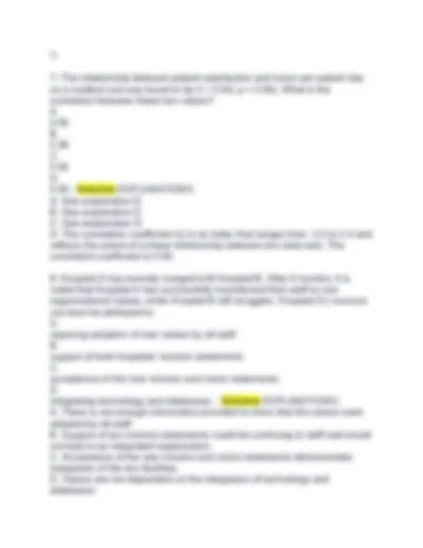 NAHQ CPHQ Practice Study Questions with Correct Answers | Exams Nursing ...