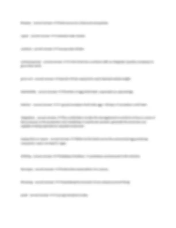 ASI 106 Poultry Exam: Questions and Answers | Exams Nursing | Docsity
