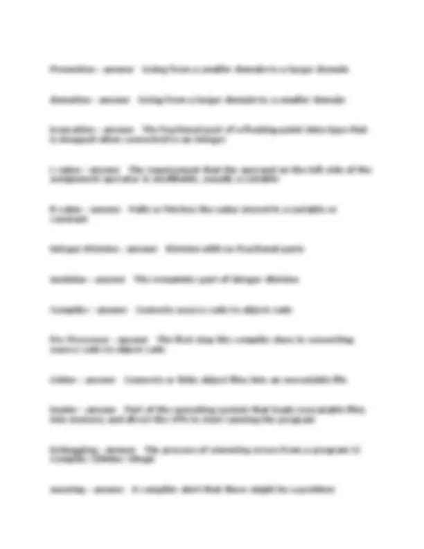 COSC 1436 - Programming Fundamentals I: Questions and Answers | Exams ...