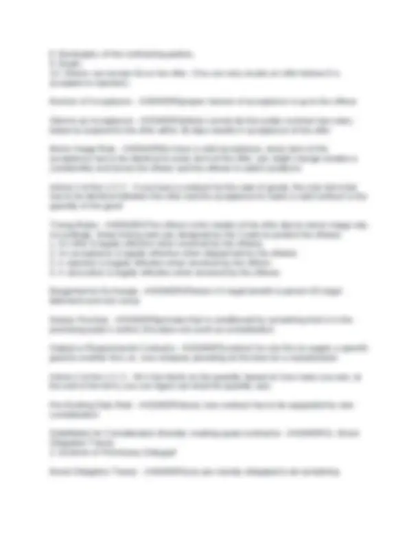 Contract Law Quiz and Answers: A Comprehensive Guide to Key Concepts ...