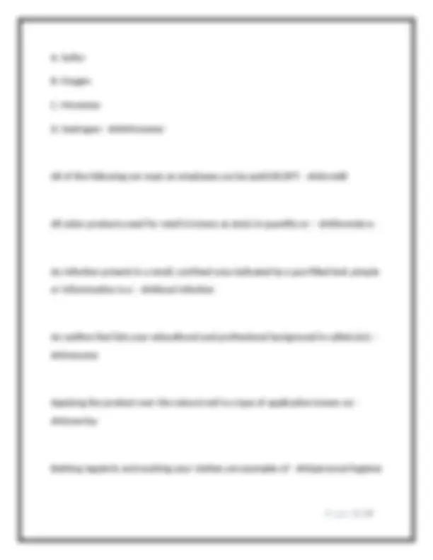 NV State Board Theory Practice Exam (Nail Tech) Updated 2025: Questions ...