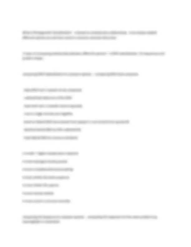 AQA A-Level Biology Topic 4: Biodiversity, Classification, and ...