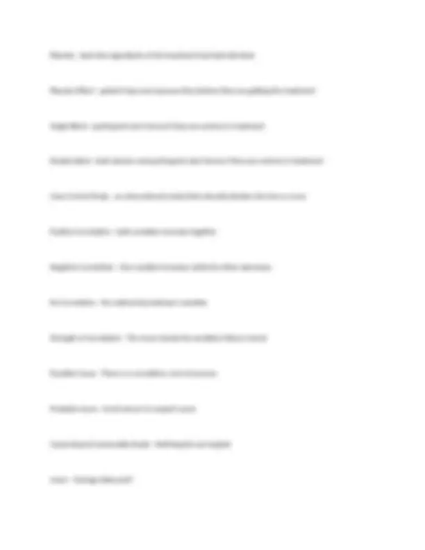 Quantitative Reasoning Math 1001: Concepts and Definitions | Exams ...