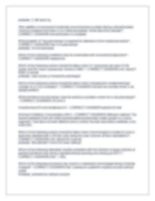 CSMLS Exam Practice Questions: 100% Correct Answers for 2024 | Exams ...