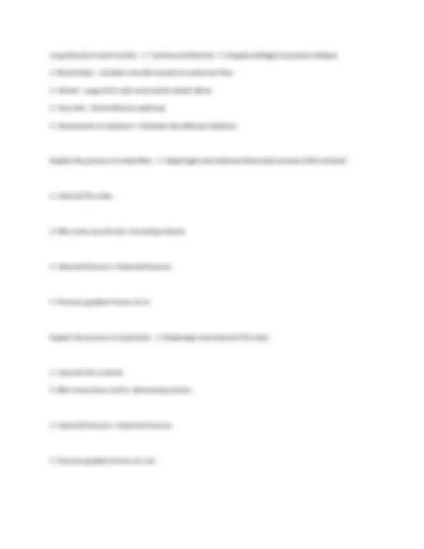 AQA A-Level Biology Topic 3: Exchange Substances - Practice Questions ...