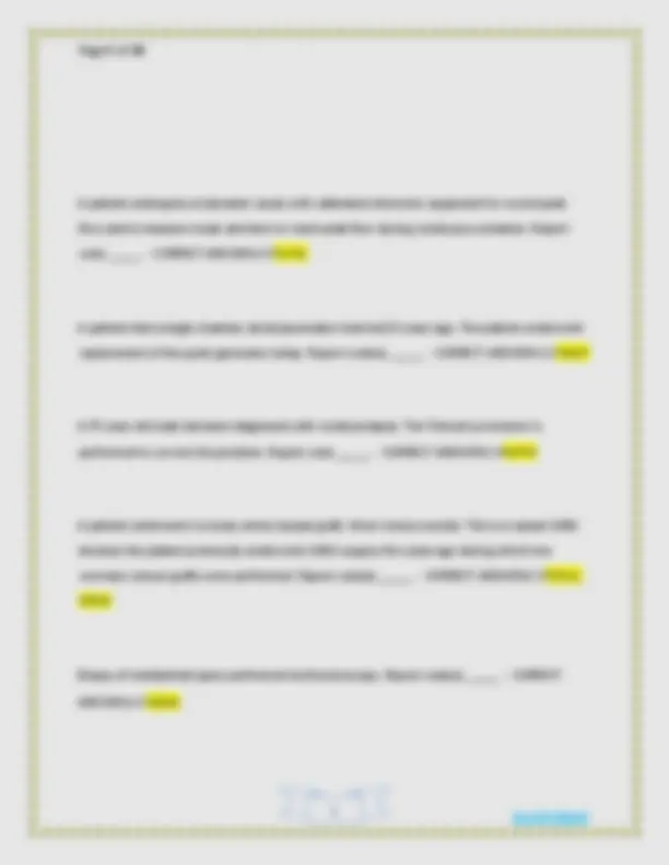 CPT SURGERY CODING QUESTIONS WITH CORRECT DETAILED ANSWERS LATEST ...