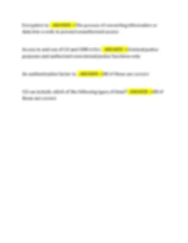CJIS RECERTIFICATION TEST 2026 REVIEW QUESTIONS WITH CORRECT ANSWERS ...