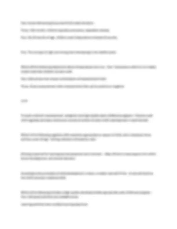 Principles of Child Development and Learning: Quizzes 1-2 | Exams ...