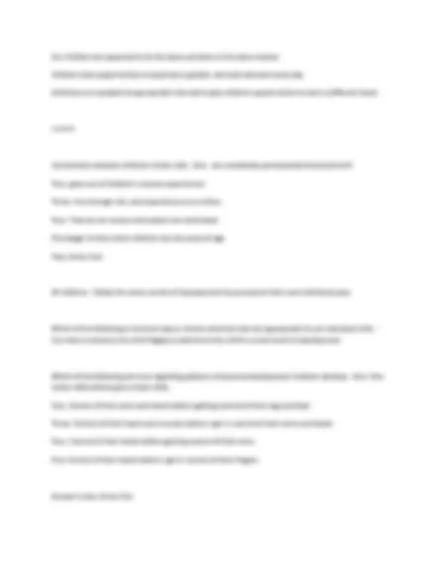 Principles of Child Development and Learning: Quizzes 1-2 | Exams ...