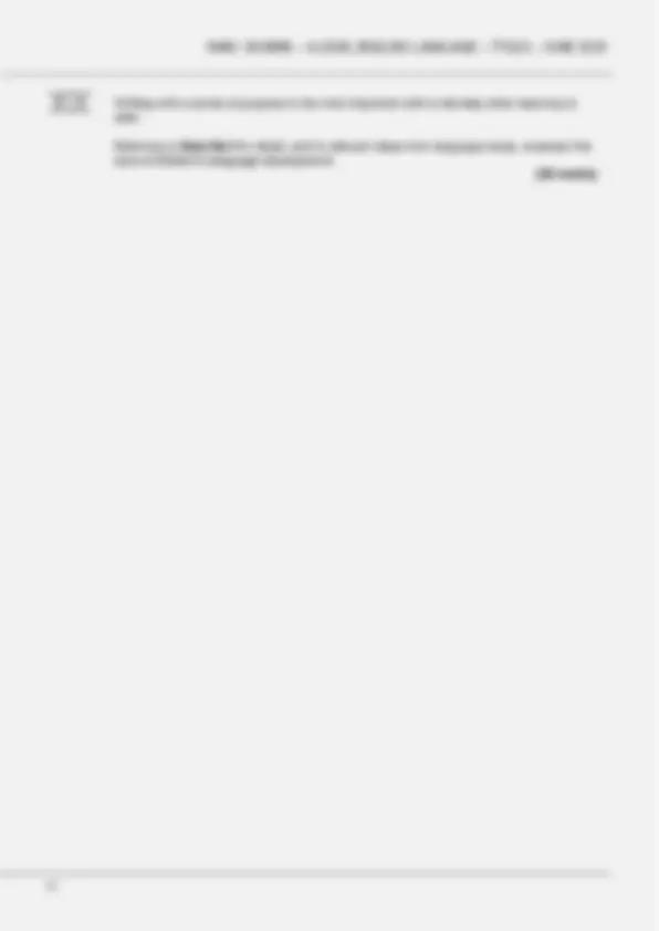 AQA A LEVEL (7702/1) ENGLISH PAPER 1 LANGUAGE, THE INDIVIDUAL AND ...