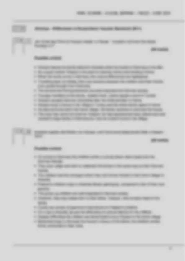 AQA A LEVEL (7662/2) GERMAN PAPER 2:WRITING QUESTION PAPER+ MARK SCHEME ...