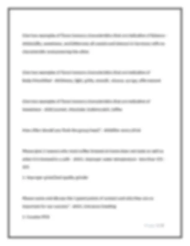 Certified Barista Written Test: Questions and Answers for Coffee ...