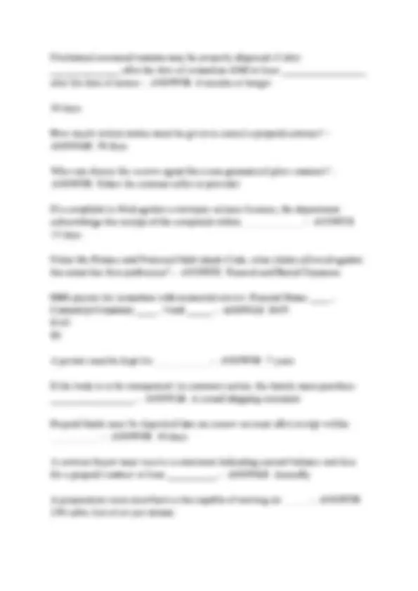 MI MORTUARY SCIENCE EXAM ALL QUESTIONS WITH ANSWERS | Exams Nursing ...