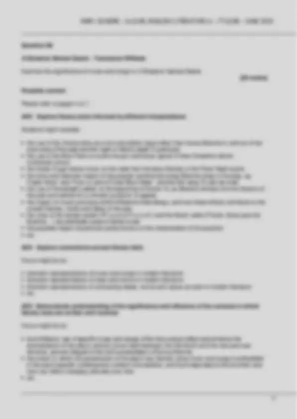 AQA A LEVEL (7712/2B) ENGLISH LITERATURE A PAPER 2B QUESTION PAPER+ ...