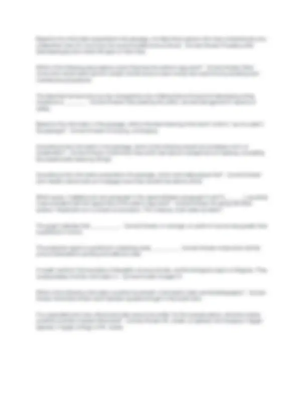 CBEST Practice Test Reading (Version 1) and correct marking scheme ...