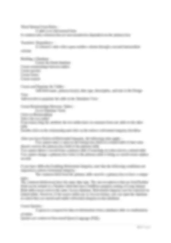 Database Design and Normalization: A Comprehensive Guide for CBIS 3210 Final Exam | Exams ...