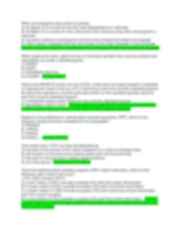 Fanuc Robot Operations: Questions and Answers | Exams Advanced Education | Docsity