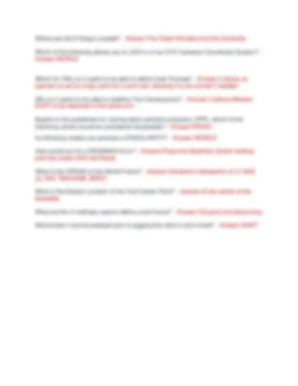 FANUC Robotics Certification Exam Questions and Answers | Exams Advanced Education | Docsity