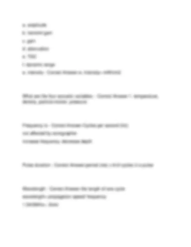 ARDMS SPI Exam: Ultrasound Imaging Questions and Answers | Exams ...