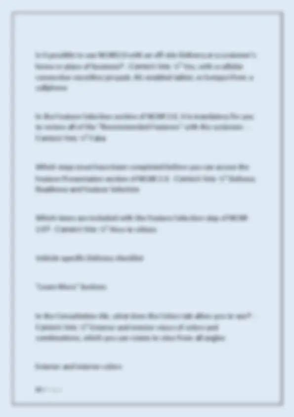 NCAR 2.0 Nissanconnect Certification Exam: A+ Graded Answers | Exams ...