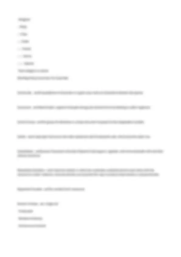 General Biology: Exam 1 - Key Terms and Definitions | Exercises Nursing ...