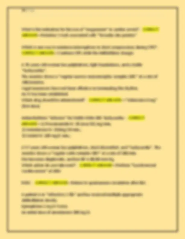 AHA PALS EXAM 2025 ACTUAL EXAM TEST BANK: 230 Questions and Answers ...