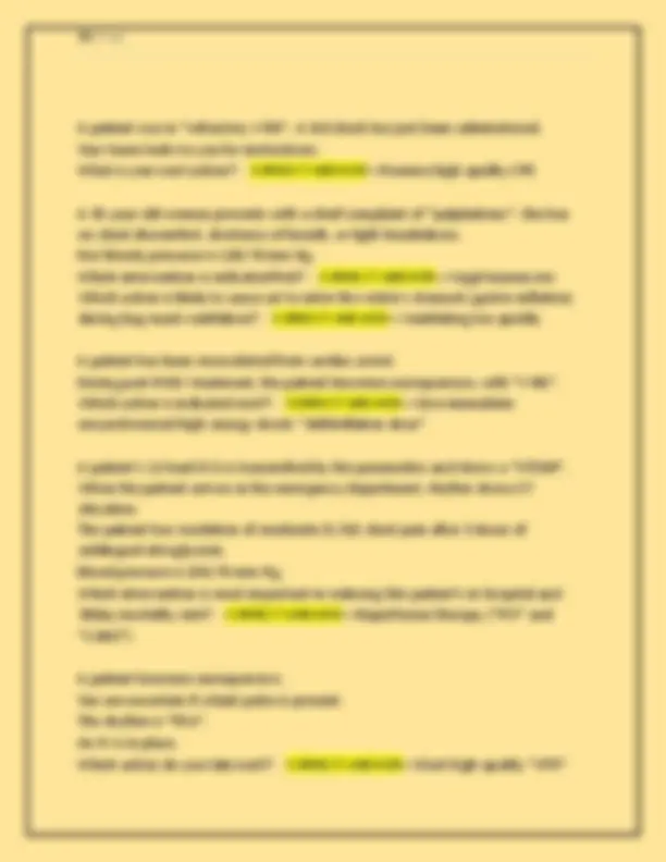 AHA PALS EXAM 2025 ACTUAL EXAM TEST BANK: 230 Questions and Answers ...